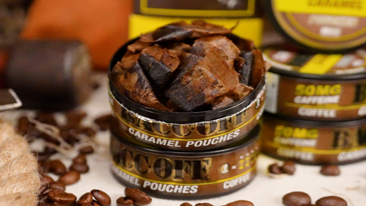 BaccOff Caramel Coffee Pouches
